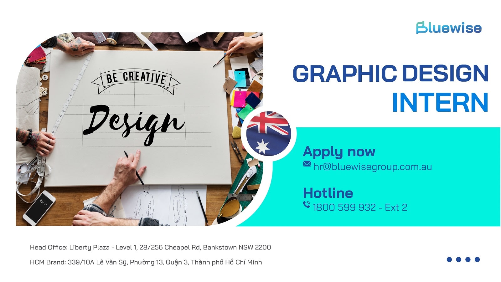 Bluewise Group tuyển dụng Graphic Design Intern - Bluewise